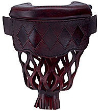 Cuestix Burgundy Big Diamond Pool Table Pockets - $230 at Budget Cues!